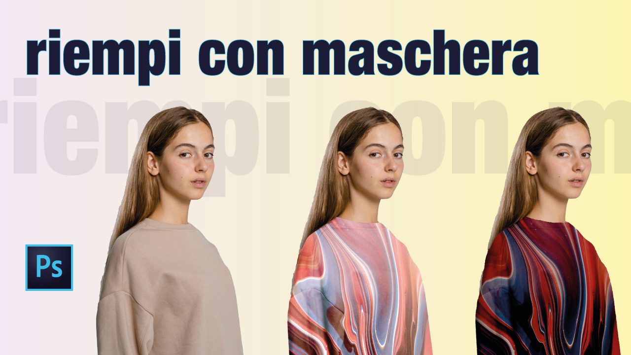 Come riempire UN'AREA SELEZIONATA con una texture con Adobe Photoshop ...