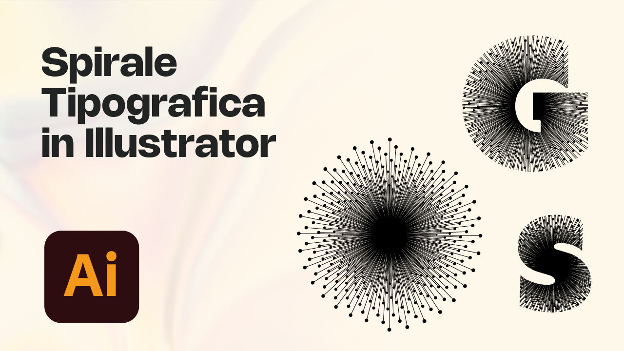 Spirale Tipografica in Illustrator: La Linea che Sorprende!